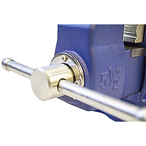 Yost Vises 855-D2 Industrial Grade Reversible Vise, 5.5", Blue