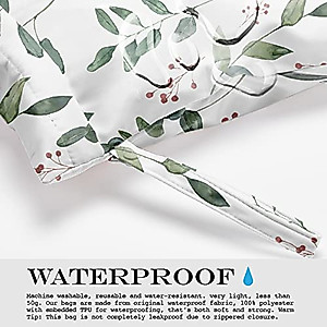 zcyxuuw Wet Bag, Wet Dry Bag, Wet Bag for Swimsuit, Travel, Beach, Pool, Diapers, Dirty Yoga Gym Clothes, Makeup Bag, Waterproof Reusable Home Sweet Home Eucalyptus Leaf