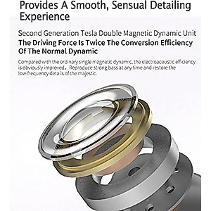 KZ ZS10 Pro Wired Earbuds in Ear Monitor Headphone KZ Earphone 4BA+1DD 5 Drivers Metal Earphones with Stainless Steel Faceplate, 2 Pin Detachable Cable (ZS10pro Matte Black, Without Mic)