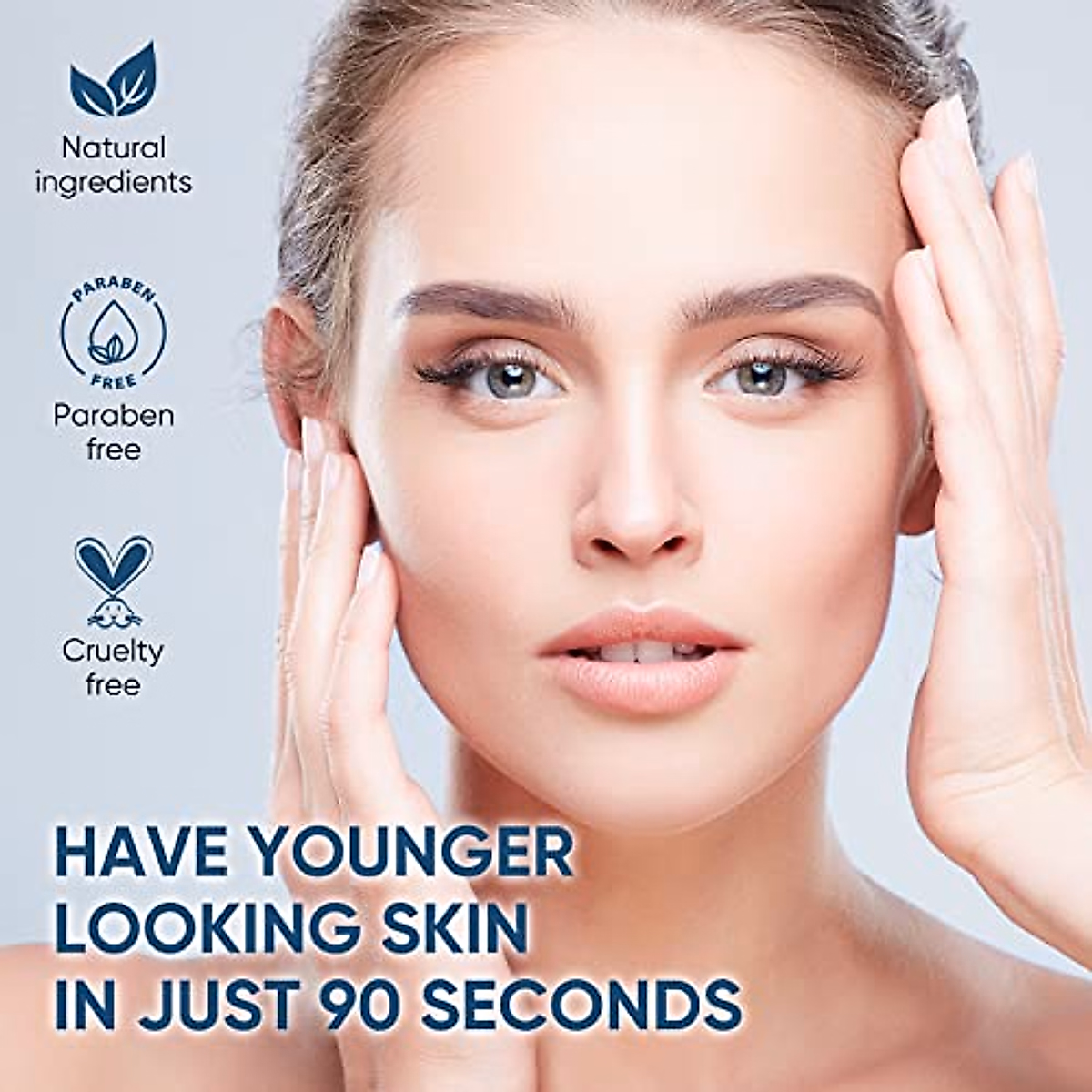 Instant Face Lift Cream, Temporary Skin Tightening Cream to Smooth Fine Lines and Wrinkle, Visibly Firming Loose Sagging Skin for Face and Neck