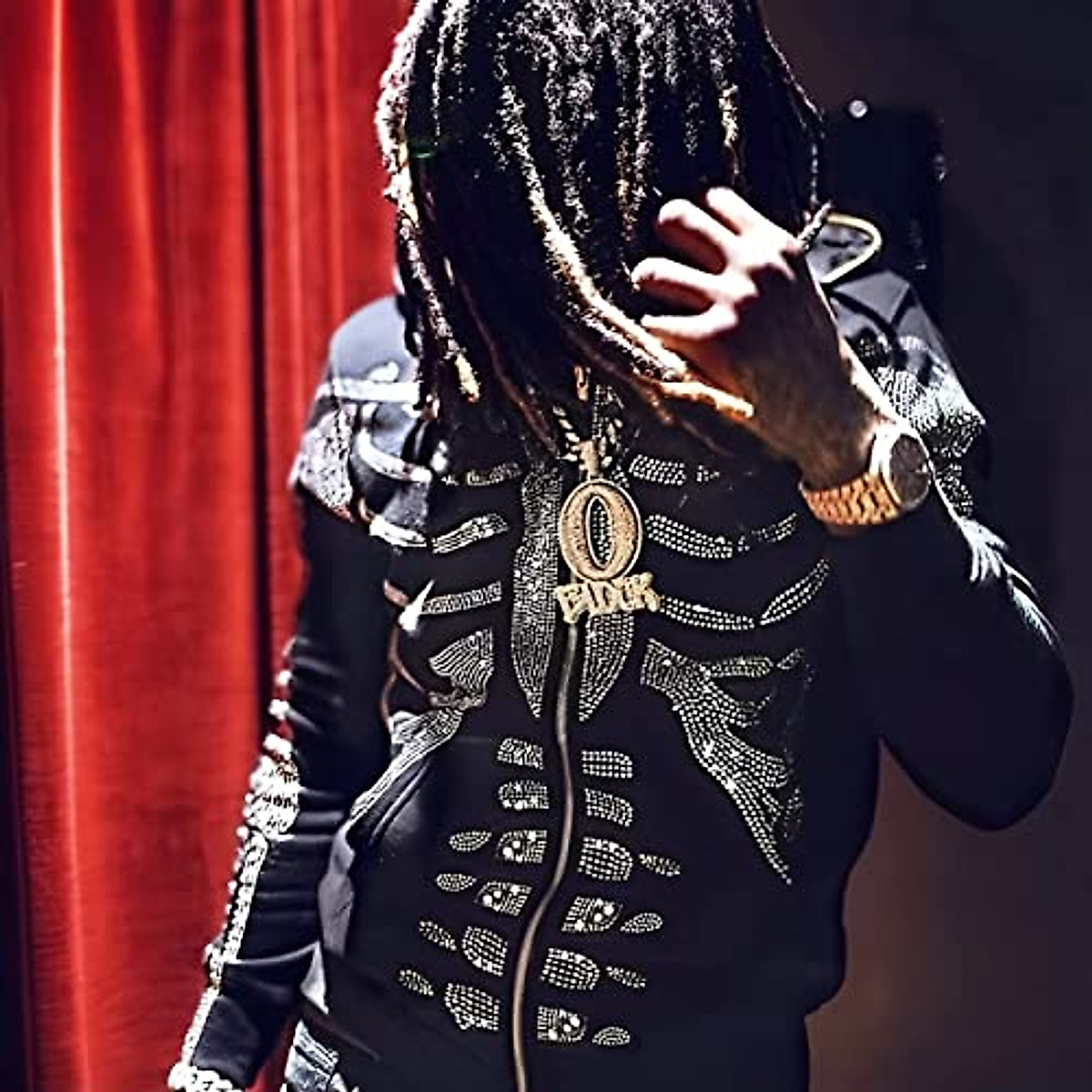 YAHUIUL Skeleton Hoodie Sp5der Hoodie Y2k Hoodie Y2k Jacket Hoodies Y2k Chrome Hearts Hoodie Skeleton Jacket Rhinestone Hoodie Full Zip Hoodie Y2k Jackets Y2k Zip up Hoodie Skeleton Rhinestone Jacket