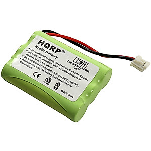 HQRP 2-Pack Phone Battery Compatible with VTech 6897, DS4121-3, DS4121-4, DS4122-3, i6717, i6725