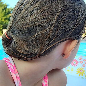 ComfyEarrings Onyx CZ Bezel Stud Earrings