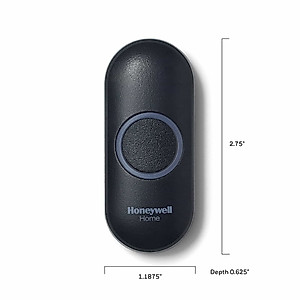 Honeywell Home RPWL401B2000/A Wireless Surface Mount Push Button , Black