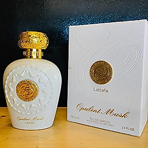 Lattafa Opulent Musk for Women Eau de Parfum Spray, 3.4 Ounce