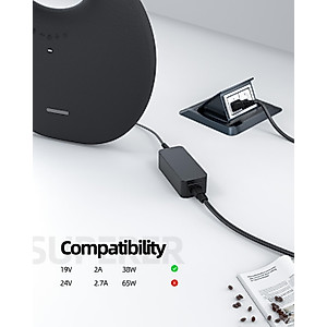 19V Charger Fit for Harman Kardon Onyx Studio 1 2 3 4 5 6 7 Wireless Portable Bluetooth Speaker Power Adapter Supply Cord