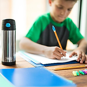 THERMOS FUNTAINER 16 Ounce Stainless Steel Bottle, Purple