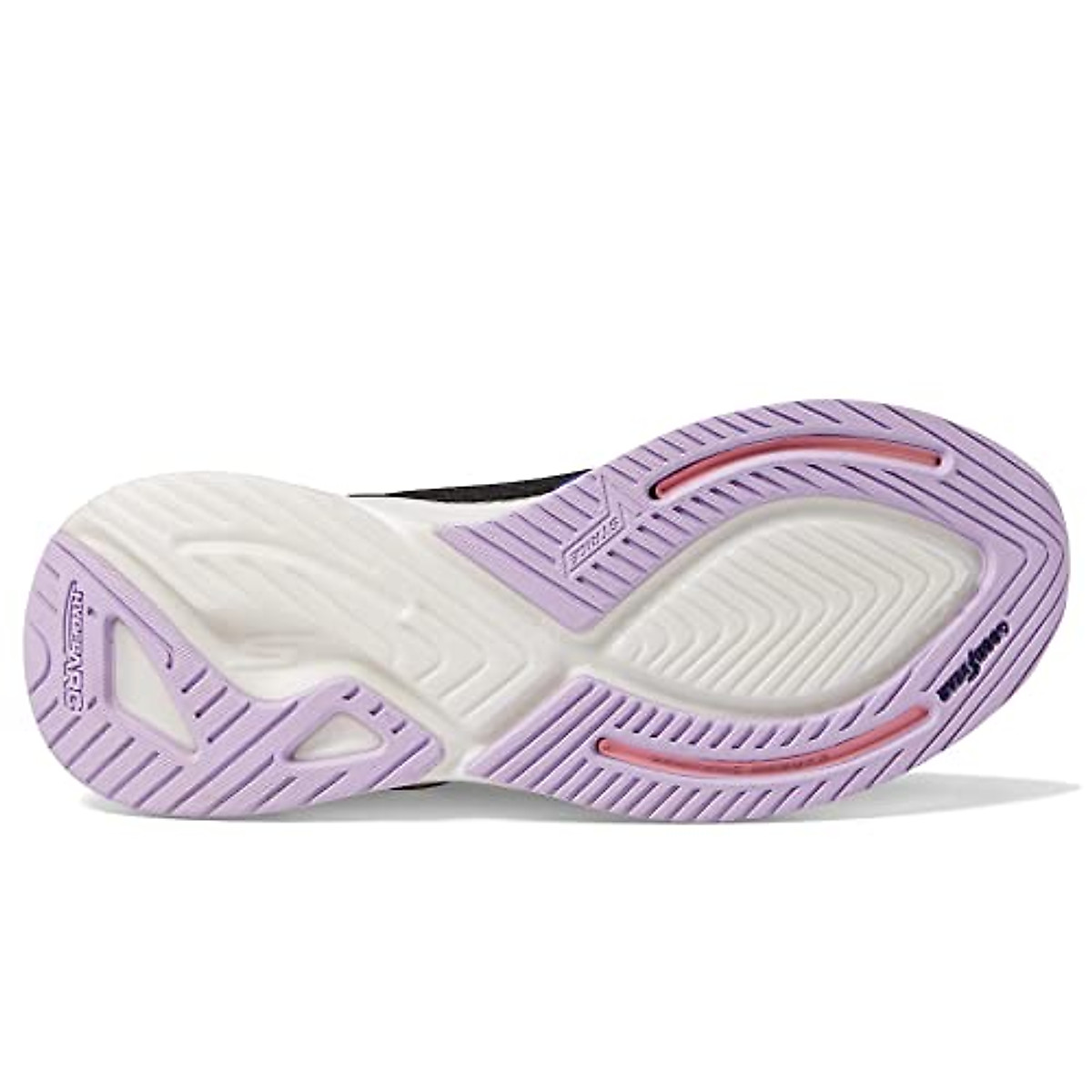 Skechers Go Walk Distance Walker - Fresh Look Black/Lavender 7.5 B (M)