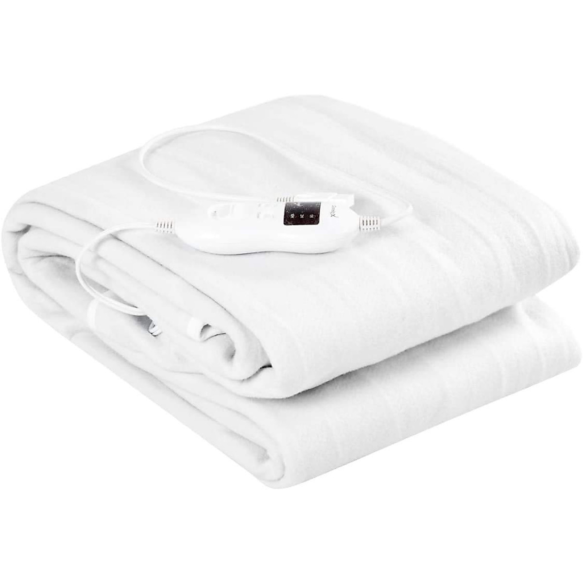 ReunionG Washable Heated Electric Mattress Pad, 8 Modes Temper Control, 4 Gear Time Mode, Heating Bed Topper Blankets w/Detachable Connector, Fast Heating, Soft Material, Warmer Bed Toppers (Full)