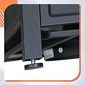 Yangming Propane Fire Pit Table, 30 Inch 50,000 BTU Square Outdoor Gas Firepit with Porcelain Tile Tabletop, Lid, Lava Rocks for Garden, Patio, Deck, Yard, Espresso Brown (QX-OL-FTABLE-EXP)