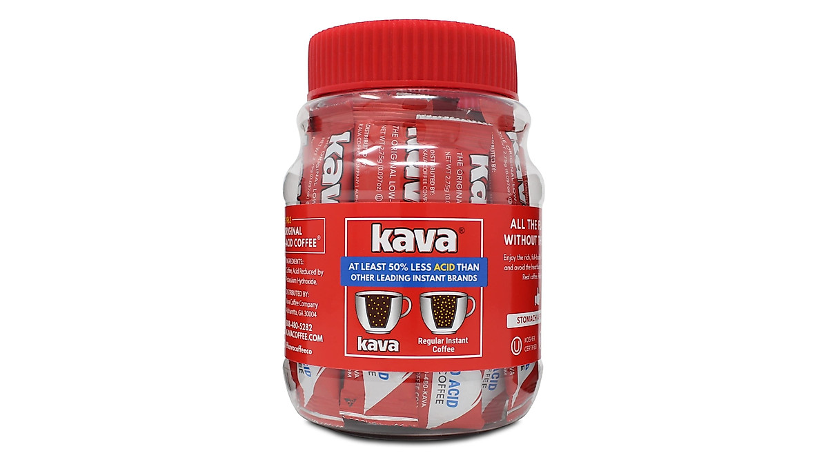 Kava Low Acid Instant Coffee - Travel Size Stick Packets