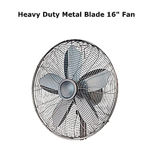 Optimus F-6218 Oscillating Stand Fan, Household, Bronze