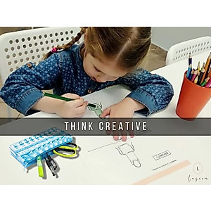 Lazcom Pencil Case - Pencil Case Pack for School - Relieve Stress Bag - Stationery Storage Bag for Students - School Supplies - Accessory Organizer