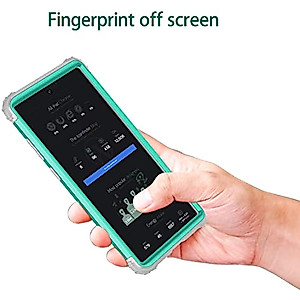 LONTECT for Galaxy Note 10 Plus 5G Case 3 in 1 Heavy Duty Hybrid Sturdy High Impact Shockproof Protective Cover Glitter Bling Case for Samsung Galaxy Note 10+ Plus/Note 10 Plus 5G,Shiny Green/Grey