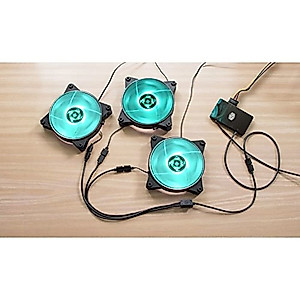 Cooler Master R4-ACCY-RGBS-R2 1-to-3 RGB Splitter Cable for LED Strips, RGB Fans, 5pcs 4-Pin Header Computer Cases, CPU Coolers and Radiators RGB Fans