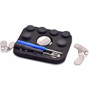 CtrlDepot 15-in-1 Replacement Parts for Xbox one Elite Controller Parts for Xbox one Accessories Swap Thumbsticks + 4 Paddles + 2 D-Pads Elite Controller [Black]