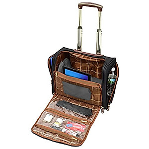 London Fog Westminster 15" Under The Seat Bag, Black