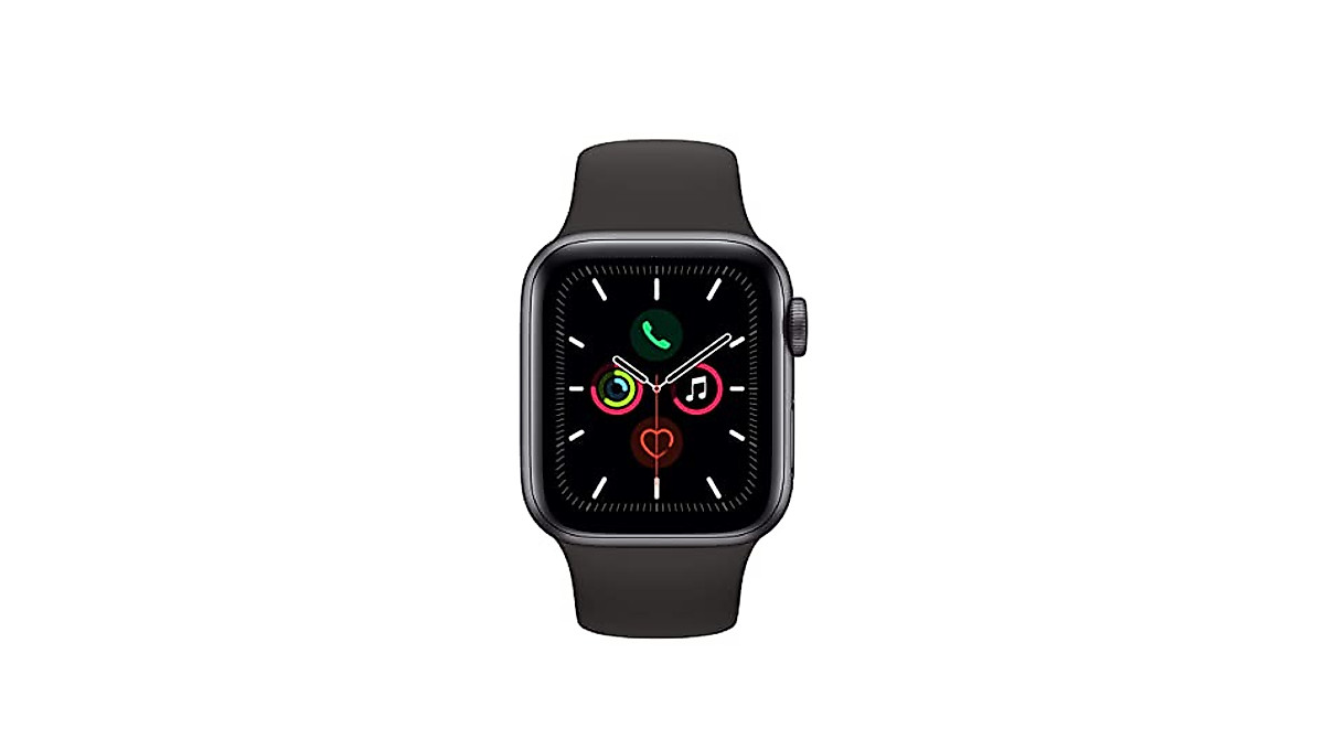 Apple Watch Series 5 44MM GPS - Space Gray Aluminum & Black Sport Band