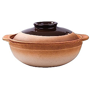 Casserole with Lid Chinese Clay Pot Japanese Clay Pot Korean Stone Pot Ceramic Cooking Pot Earthen Pot Stew Pot with Lid Family Restaurant Pot