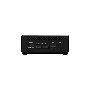 MSI Cubi N Ultrasmall PC, Intel Pentium N200, 4GB Memory, 128GB SSD, Dual Display, Windows 11 PRO Entry (ADL-005US), Black