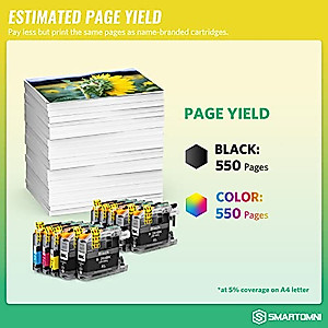 S SMARTOMNI Compatible LC203 LC201 Ink Cartridge Replacement for Brother LC203 XL LC201 XL for MFC-J460DW J480DW J485DW J680DW J880DW J885DW J4320DW J4420DW J4620DW J5620DW J5520DW J5720DW (10 Pack)