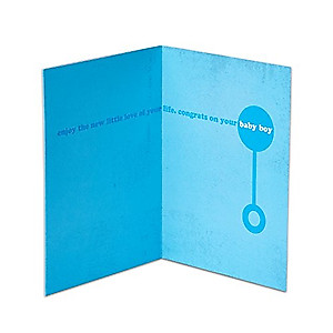 American Greetings New Baby Boy Card (So Tiny So Cute)