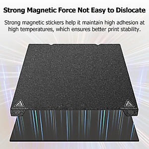 PEI Sheet Double Sided Textured 235mmx235mm with Flexible Steel Magnetic Bed 3D Printer Build Surface for Creality Ender 3/Ender 3 Pro/Ender 3 V2/Ender 3 S1/Ender 3 S1 Pro/Ender 3 Neo/Ender 3 V2 Neo
