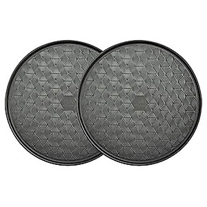 Taste of Home 14-inch/Medium Non-Stick Metal Pizza Pan – 2 Pack