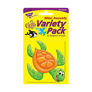 TREND enterprises, Inc. Sea Buddies Mini Accents Variety Pack, 36 ct