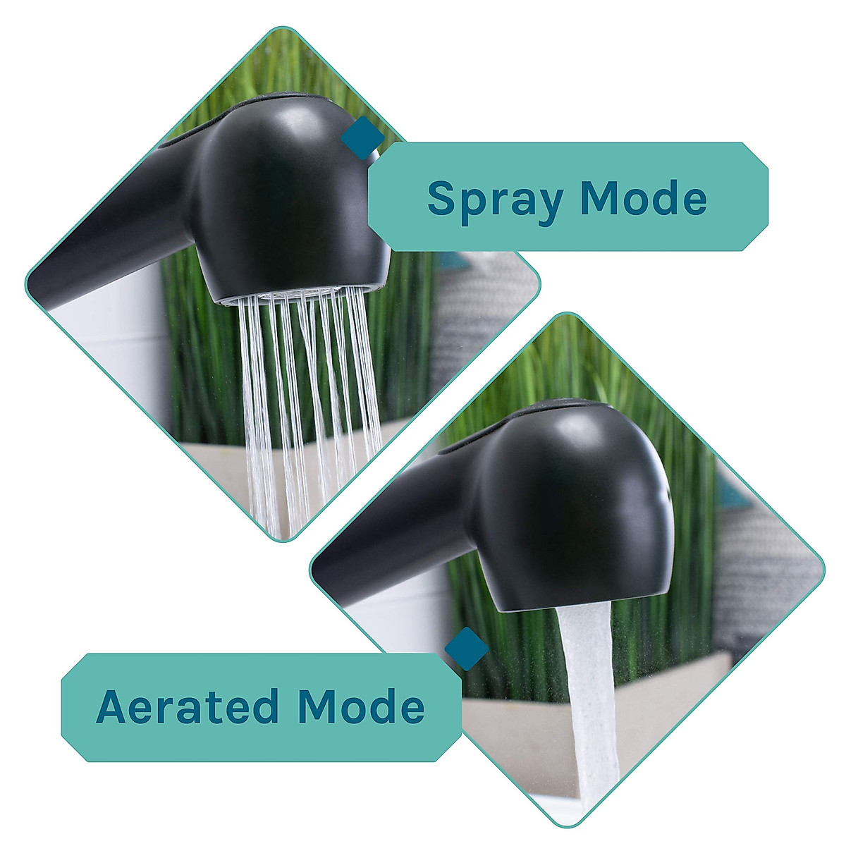 White Space Saver Utility Sink by JS Jackson Supplies, Freestanding Tehila Space Saving Laundry Tub, Black Pull-Out Faucet, Soap Dispenser