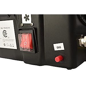 Flame King 60,000 BTU Portable Propane Forced Air Heater Outdoor Great for Jobsite, Construction, Garage, Patio, Stainless Steel