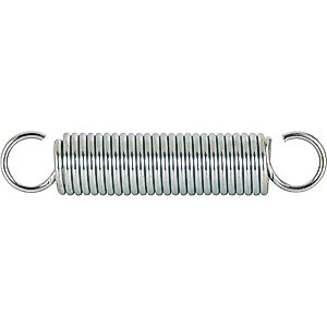 Prime-Line SP 9629 Extension Spring, 1-1/4 inch by 6-1/2 inch - .162 Diameter, Nickel