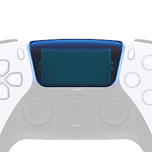 eXtremeRate Chrome Gold Glossy Replacement Touchpad Cover Compatible with ps5 Controller BDM-010 & BDM-020, Custom Part Touch Pad with Tool Compatible with ps5 Controller - Controller NOT Included