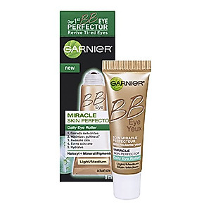 Garnier Skin BB Eye Miracle Skin Perfector Eye Roller, Light/Medium, 0.27 Fluid Ounce