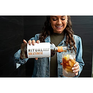 RITUAL ZERO PROOF Rum Alternative | Award-Winning Non-Alcoholic Spirit | 25.4 Fl Oz (750ml) | Only 5 Calories | Sustainably Made in USA | Make Alcohol Free Cocktails