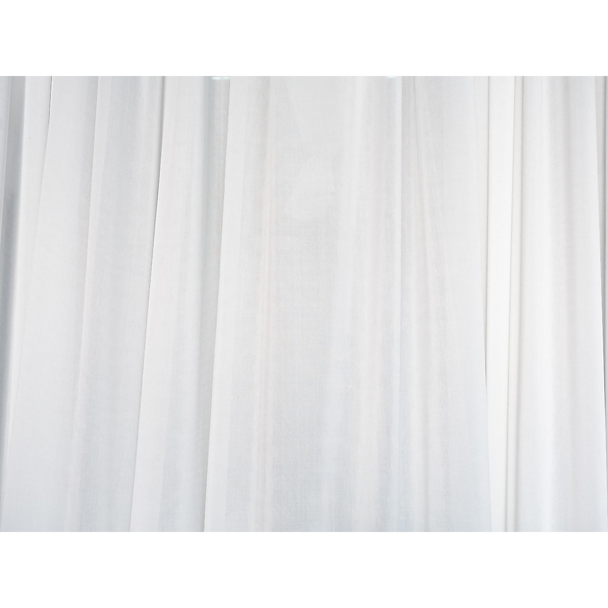 Muslin Fabric Cotton Cloth 59 Inch Wide by Yard (2 Yards,White Thin)