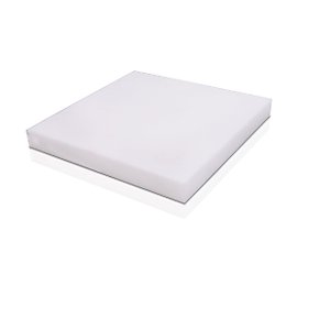 HDPE (High Density Polyethylene) Plastic Sheet 3/8" x 5" x 10” White Color