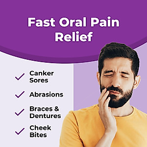 CUROXEN Mouth Sore Relief, Made with All-Natural Ingredients Including Olive Oil, Calendula, Beeswax, Clove Essential Oil, and Cinnamon Oil, Gluten-Free - 0.42 oz