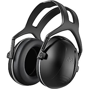 SNR35dB Hearing Protection Ear Muffs for Noise Reduction, Effective Ear Protection, Noise Cancelling Ear Muffs, Ear Protection for Shooting, Mowing, Autism, Sleeping, Safety Earmuffs with Storage Bag