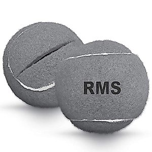 RMS Walker Glide Balls - A Set of 2 Balls with Precut Opening for Easy Installation, Fit Most Walkers (Grey),2 Count (Pack of 1)
