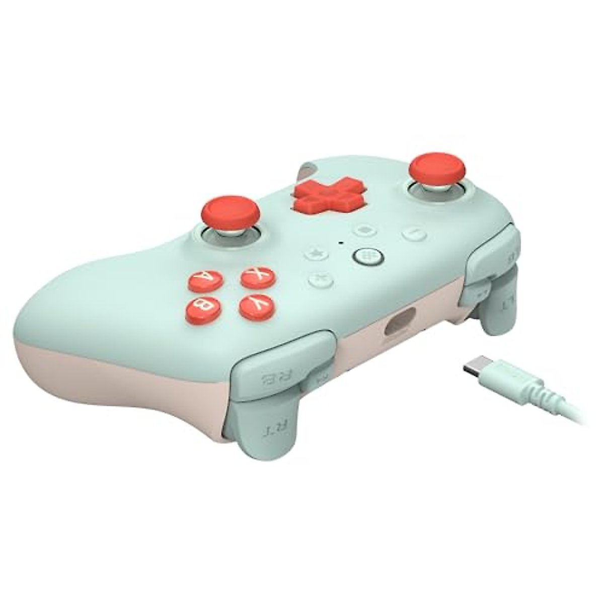 8Bitdo Ultimate 2C Wired Controller for Windows PC and Android, with 1000Hz Polling Rate, Hall Effect Joysticks and Hall Triggers, and Remappable L4/R4 Bumpers (Mint)
