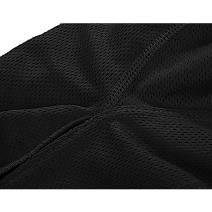 Cycling Skull Cap Sun UV Protection Cotton Bandana Dew Rap Head Wrap Running Sweatband Headband Headwear Breathable Moisture Wicking Beanie Gear Wind Dust Proof Halloween Pirate Costume (Black 17)