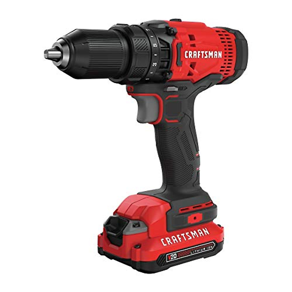 CRAFTSMAN V20* Cordless Drill/Driver Kit (CMCD700C1)