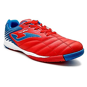 Toledo Junior Kids Indoor Soccer Shoes Red/Blue Royal-1