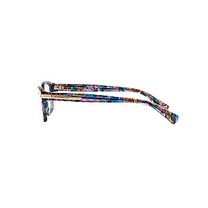 Coach HC6065 Prescription Eyewear Frames, Purple Confetti Tortoise/Demo Lens, 51 mm