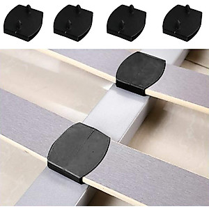 XIAONAN 20Pcs 53mm x 9mm Plastic Bed Slat Cover Replacement Holders Centre Caps for Holding Securing Wooden Slats Bed Base
