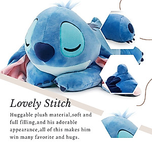 Smart Home Accessories Giant Stitch Stuffed Plush Toy 20-80cm(8-35inch) - for Baby - Animals Stuffed Toy - Great Christmas & Birthday Gifts (60cm, Sleep Blue)