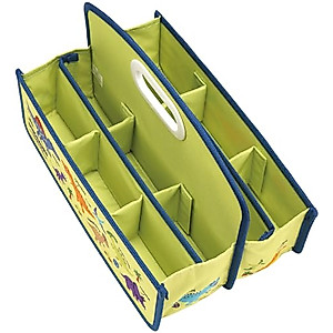 Skater ZBX1-A Anywhere Storage Box, Portable, Organization, Includes Handles, Dinosaurus, Pictures, Trinket Storage, Storage Case