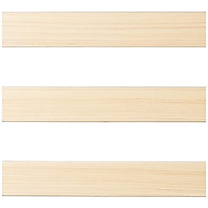 Zinus Deepak Easy Assembly Wood Slat 1.6 Inch Bunkie Board / Bed Slat Replacement, Twin