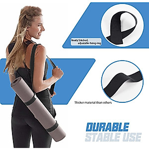 GAITWIN Roller Skate Leash Adjustable Ski Boots Carrier Strap Snowboard Boot Shoulder Sling Leash for Ice Skates, Yoga Mat Suspenders 3 Pcs